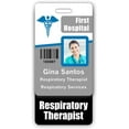 Respiratory Therapist Badge Vertical w/Height & Weight Conversion ...