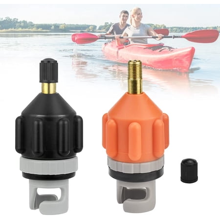 YDJKET 2PCS Orange Pump Adapter Black Kayak Adapter Boat Pump Adapter ...