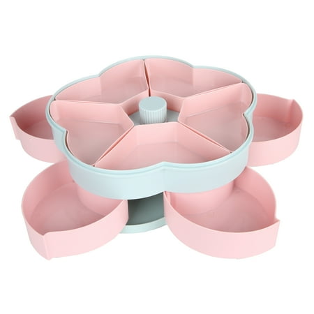 Food Fruit Storage Box, Snack Box Candy Dish, Rotating Candy Box For ...