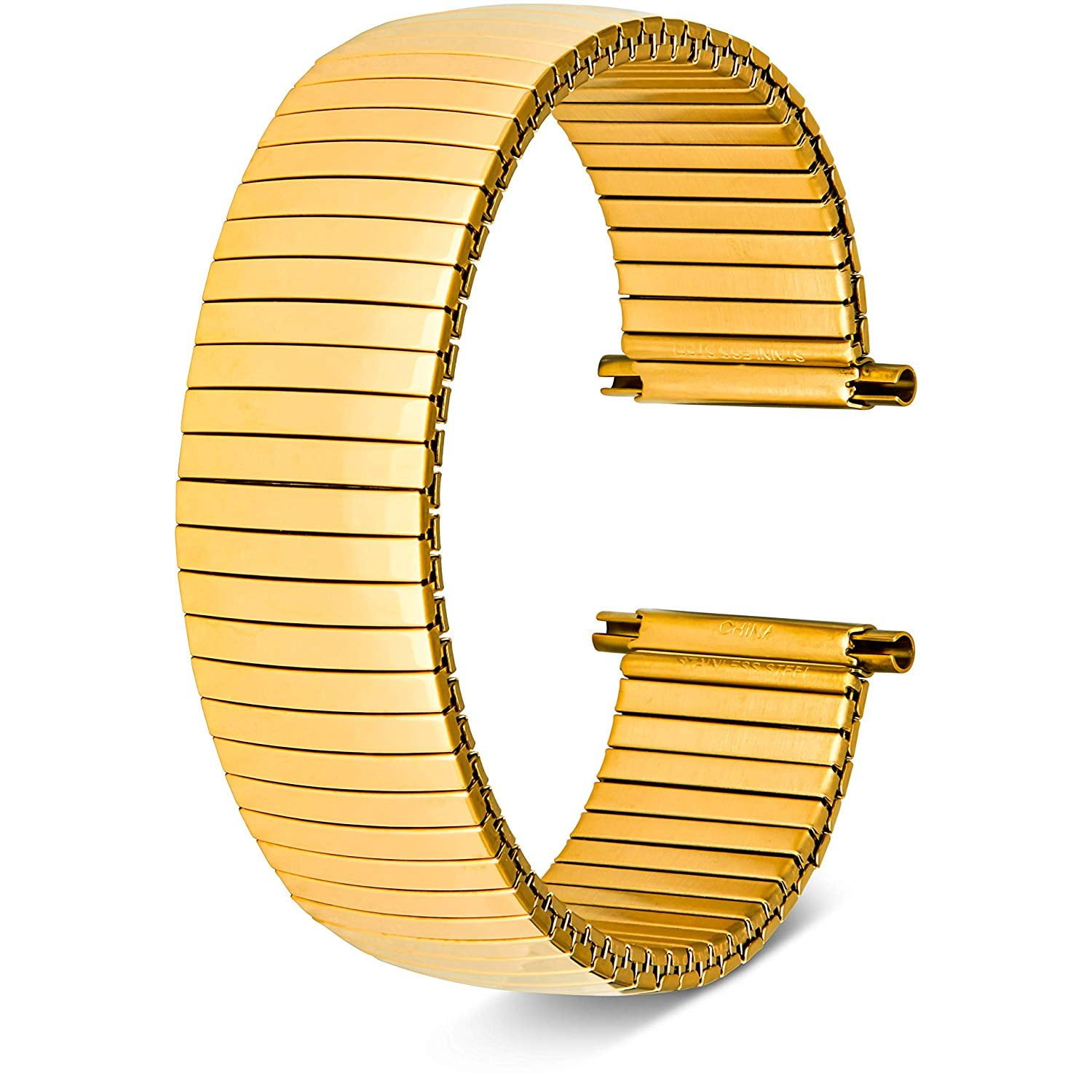 United Watch Bands Expandable & Adjustable Sleek Stainless Steel Or ...