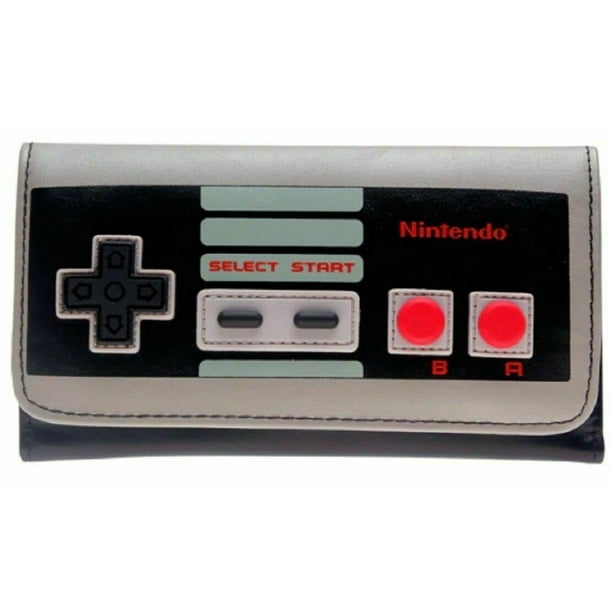Nintendo Controller Design Flip Envelope Clutch Wallet - Walmart.com