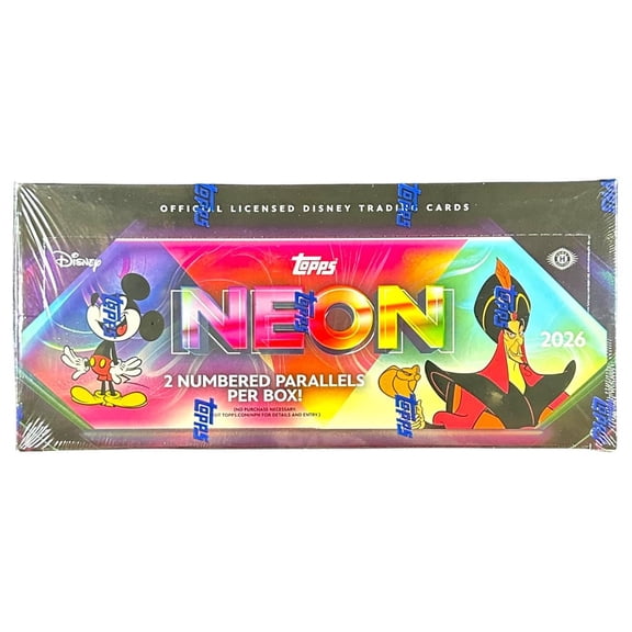 2026 Topps Disney Neon Hobby Box - Walmart.com