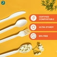 ECO SOUL 150pcs Assorted Plant-Based Cutlery Set - Walmart.com