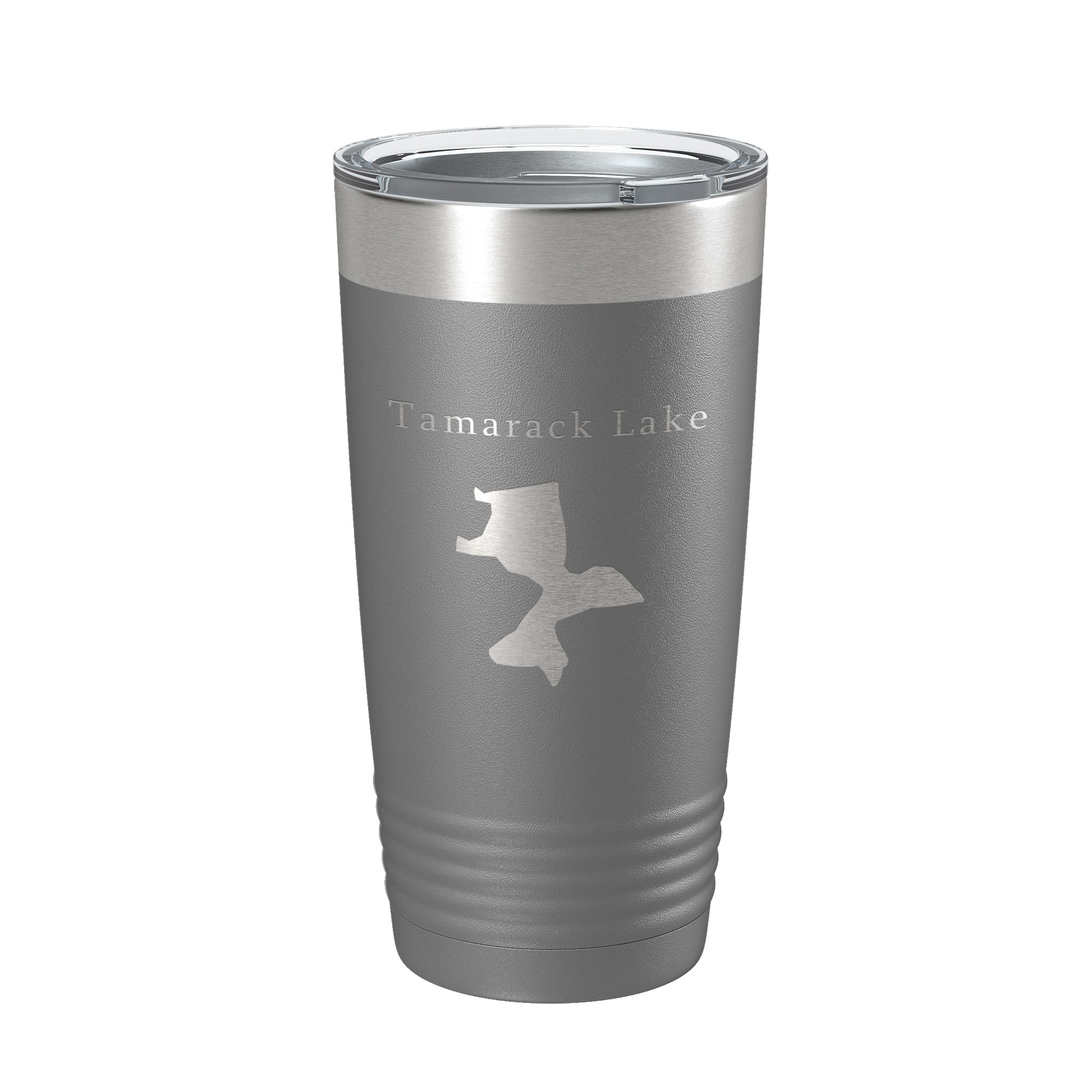 Tamarack Lake Map Tumbler Travel Mug Insulated Laser Engraved Coffee ...