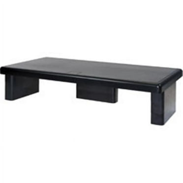 Kantek Extra Wide Deluxe Monitor Stand with Drawer, Black - Walmart.com