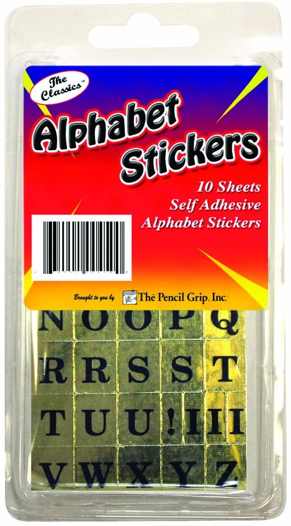 The Pencil Grip Pencil Grip The Classics Self-Adhesive Alphabet ...