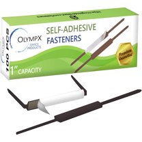 OLYMPX 100 Pcs of Prong Paper Fastener Compressors for Standard 2-Hole ...