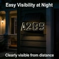 Solar LED House Numbers & Letters | 9 Inch Light Up Waterproof Address ...