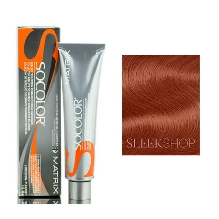 6RC - Light Brown Red Copper , Matrix SoColor Pre-Bonded Reflect ...