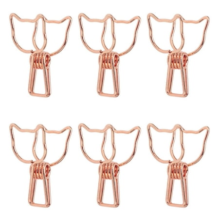 Binder Clips, Paper Clamps Hollowed Long Tail Clips For Home Gold,Rose ...