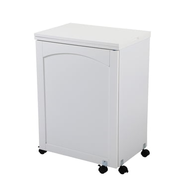 Adeptus Original Roll Cart, Solid Wood, 7 Drawer Gate Leg Roll Cart ...