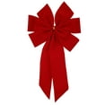 Old Glory Bunting Red Velvet Christmas Bows 3 Pack 9 Bow With 12