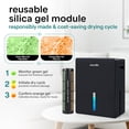 2-in-1 91 Oz Dehumidifier For Home, Bedroom, Bathroom, Basement with ...
