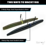 Wacky Rings 100pk O-Rings for Wacky Rigging Senkos/Worms/Soft ...