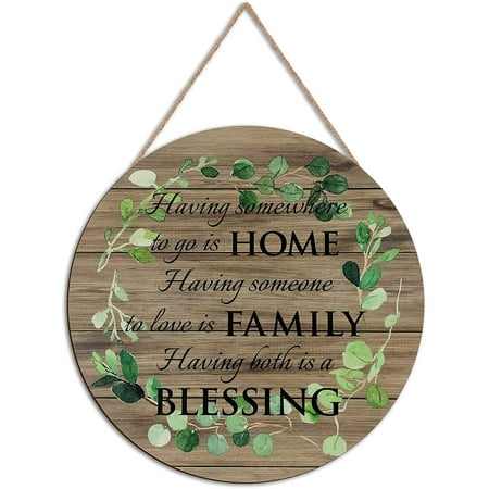 Blessing Wall Art Home Decor Family Home Quotes Hanging Wood Sign ...