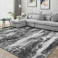 KUETH Modern Abstract Area Rugs 3x5 for Living Room Bedroom Stain ...