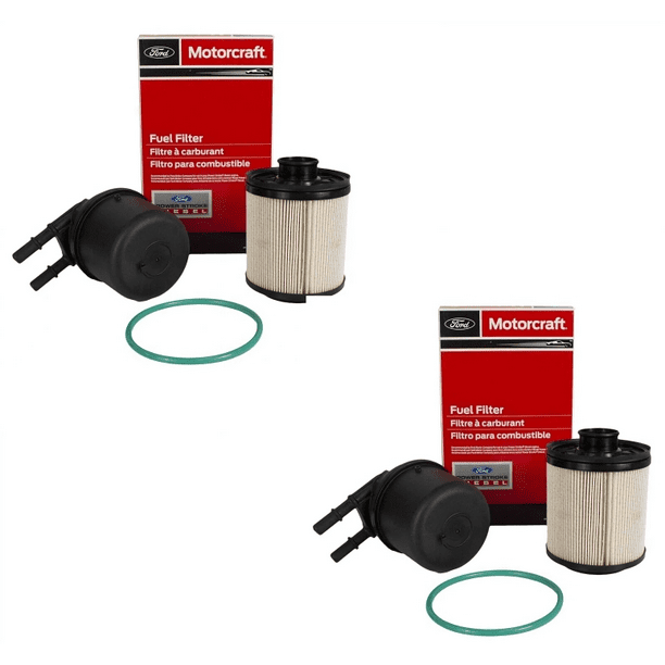 2 Diesel Fuel Filter Kits FORD MOTORCRAFT F Series Super Duty 6.7L V8 ...