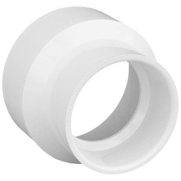 ZoroSelect PVC Reducer, Hub, 4 in x 3 in Pipe Size - Walmart.com