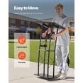 VEVOR Podium Stand, 47-Inch Metal Lectern, Curved Standing Podium with ...