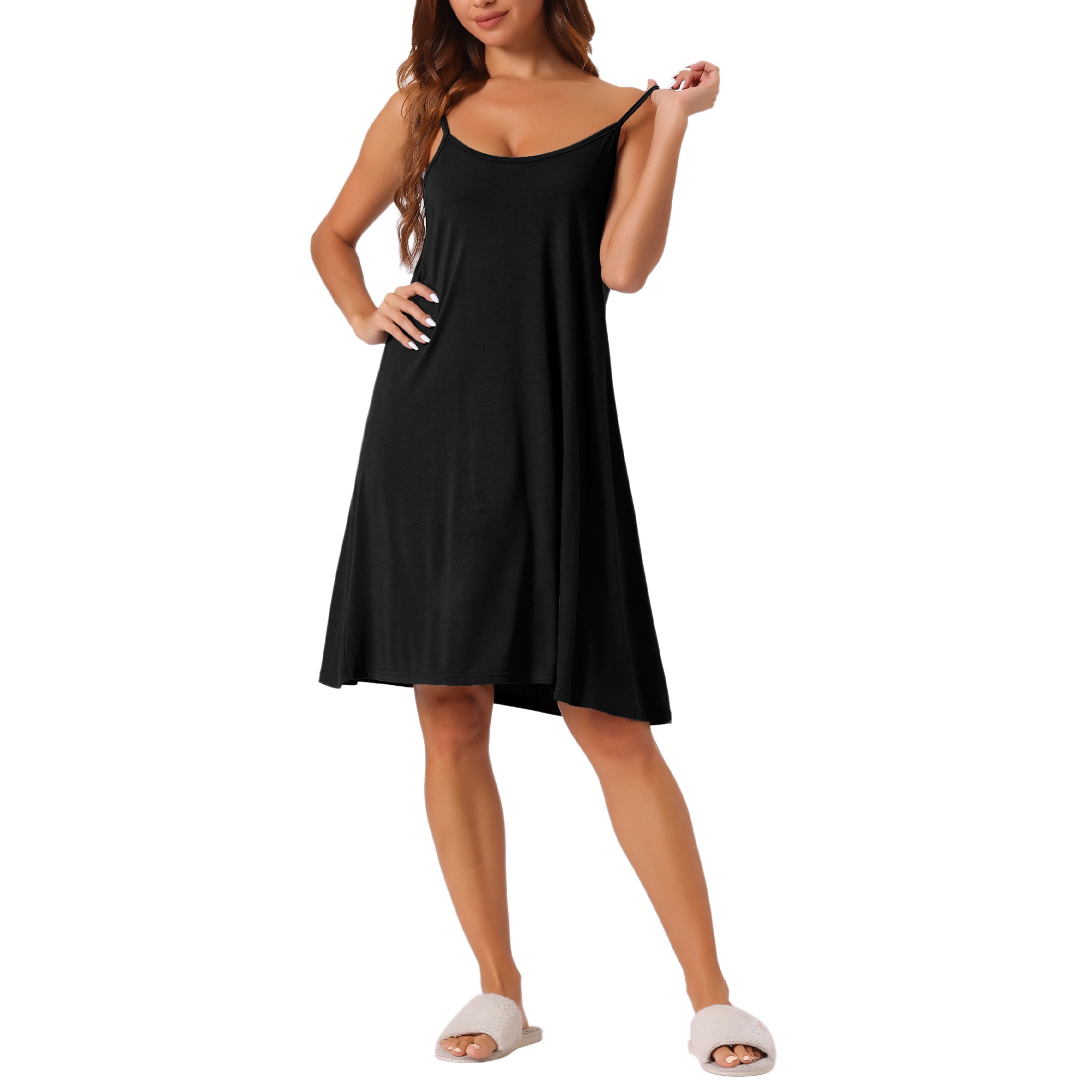 Click here for Inspire Chic Womens Nightgown Sleeveless Spaghetti... prices