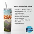 Brontosaurus Roar Dinosaur Cute 20oz Insulated Water Bottle Skinny ...