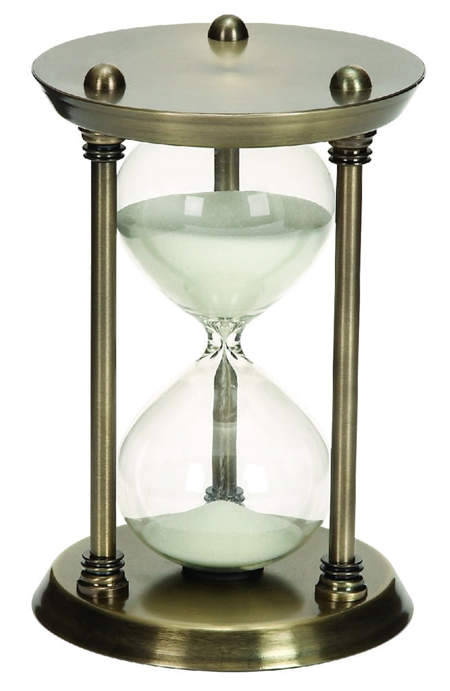 30 MINUTE HOUR GLASS TIMER - Antique Style - WHITE SAND - Walmart.com