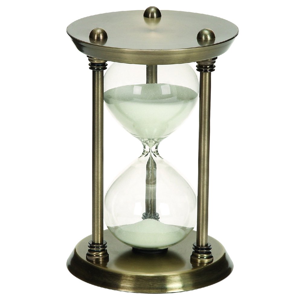 30 MINUTE HOUR GLASS TIMER - Antique Style - WHITE SAND - Walmart.com ...