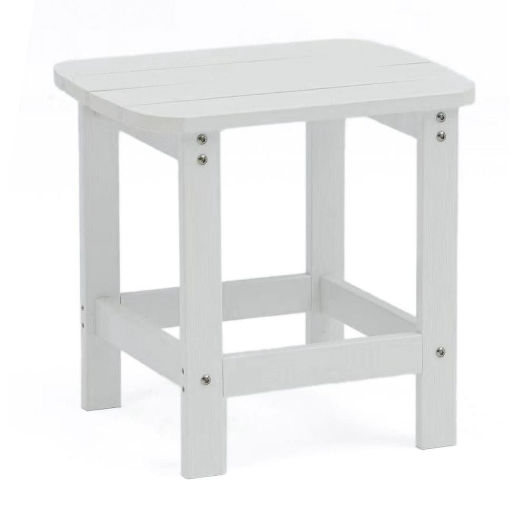 Click here for Tanfly White Side Table - 100 Weather Resistant Po... prices