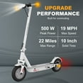 HOVERMAX H10K Pro Electric Scooter, 500W Motor 19MPH Top Speed 22 Miles ...