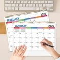 Oioii Simple Horizontal Coil Wall Calendar - 365-day Daily Countdown ...