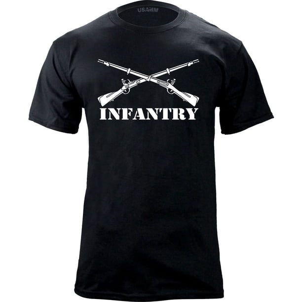 USAMM - Army Infantry Branch Insignia Military Veteran T-Shirt ...