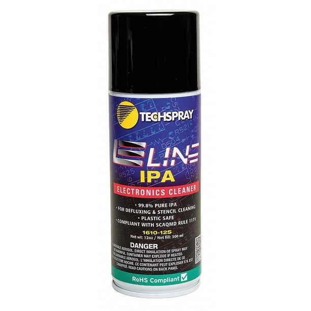 Techspray IPA Electronics Cleaner,12 oz 1610-12S - Walmart.com