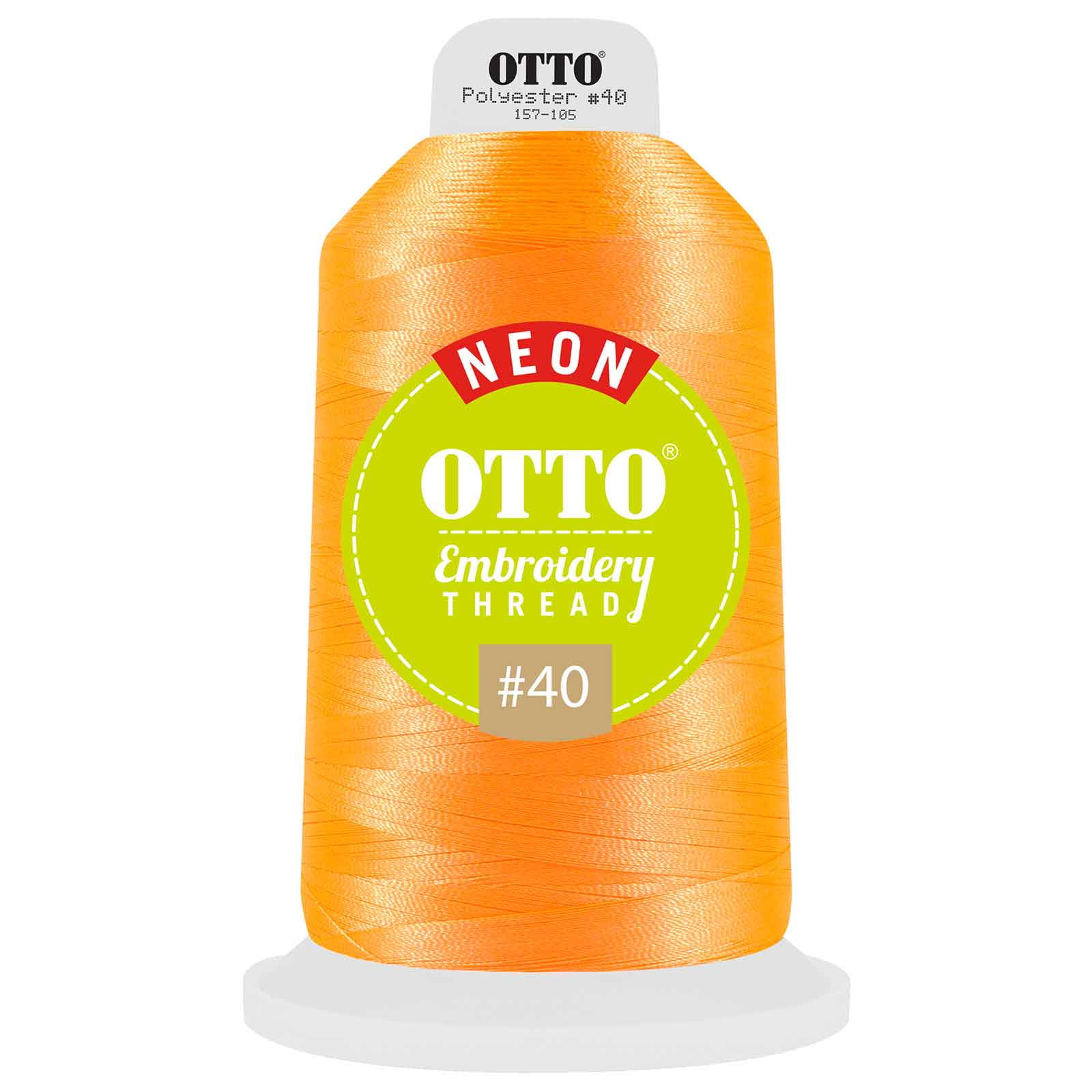 OTTO Embroidery Neon Thread #40 5,500 yd. King Cone - Walmart.com