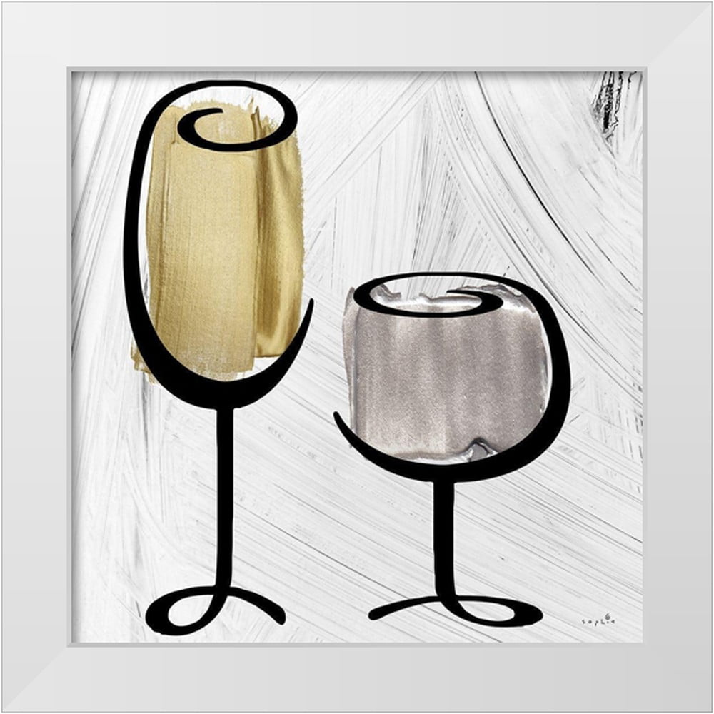 Sophie 6 26x26 White Modern Wood Framed Museum Art Print Titled ...