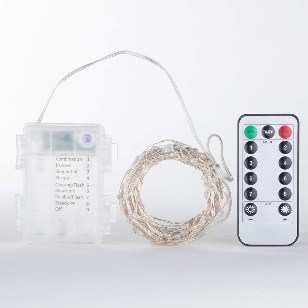 Buy Fairy String Lights, 66ft 200 LED Color Changing Fairy Lights with ...