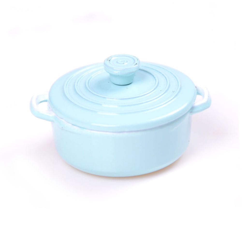 Papaba Mini Stewpot Toy,Dollhouse Miniature Stewpot Mini Soup Pot ...