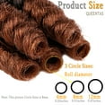 QUEENTAS 3 Pack 10 inch African Crochet Braiding Hair, Carrie Curl ...