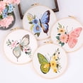 Butterfly Pattern Embroidery Starter Kit For Beginners Diy Material ...