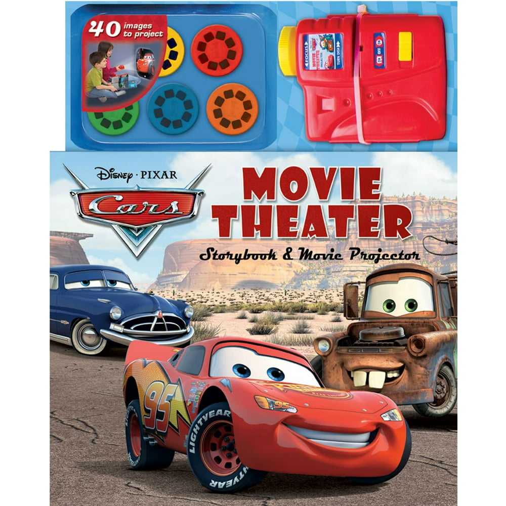 Disney•pixar Cars Movie Theater Storybook And Movie Projector