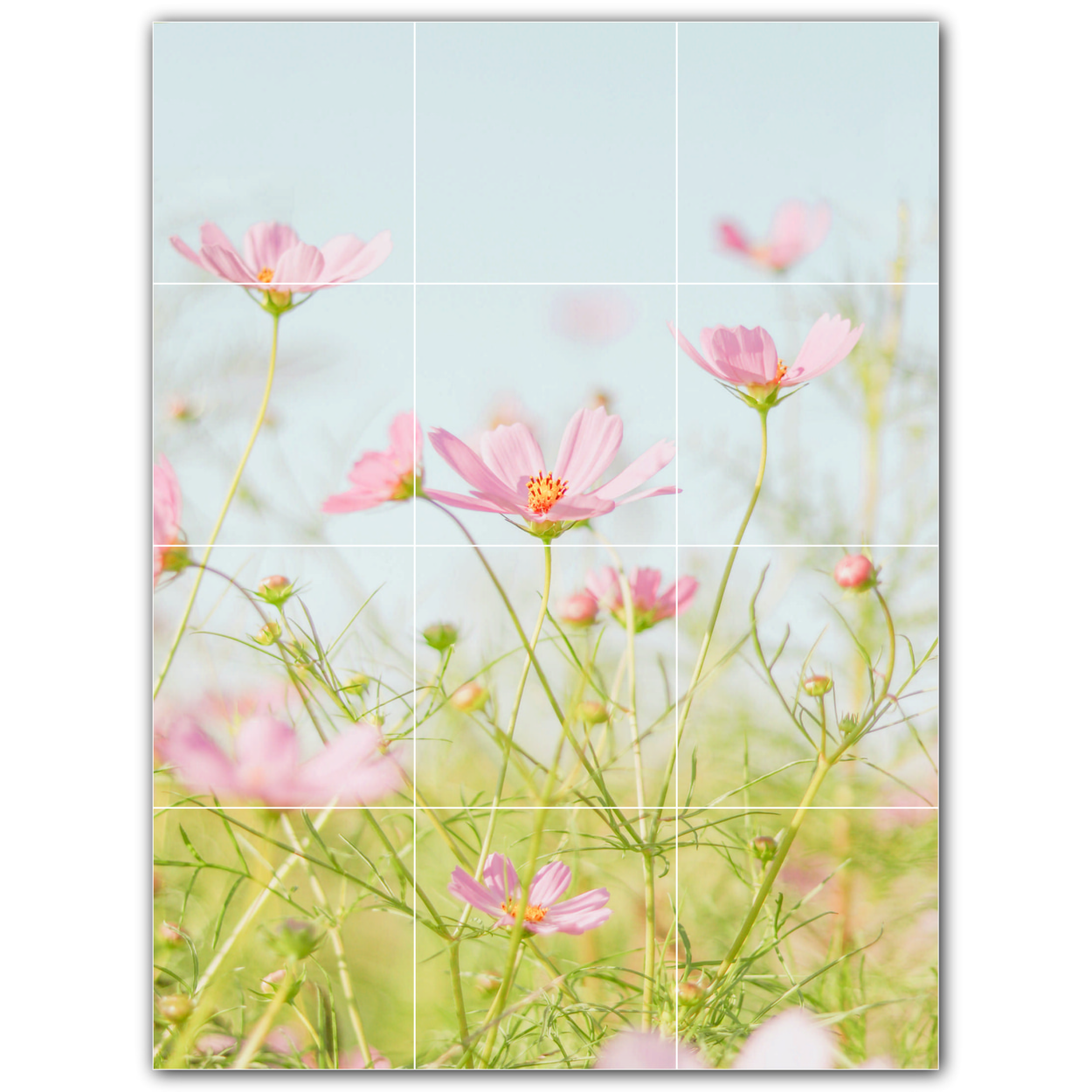 Picture-Tiles.com: Spring Ceramic Tile Wall Mural WAL500944-34M. 18"W x ...
