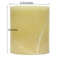 6 Inches Natural stone Battery Operated LED Candle - Walmart.com