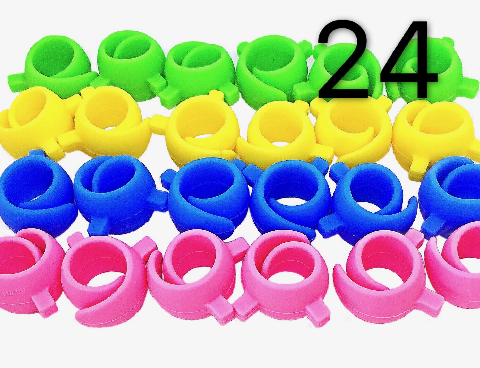 PeavyTailor 24 Pcs Thread Clips Holder Tool for embroidery, quilting ...