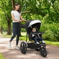 Jeep TurboGlyde Jogging Stroller by Delta Children, Black - Walmart.com