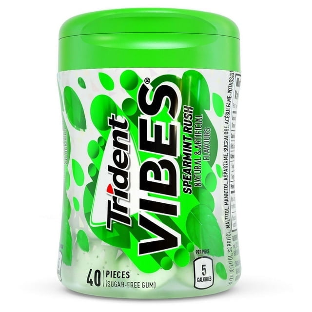 Click here for Trident Vibes Sugar Free Gum  Spearmint Rush Flavo... prices