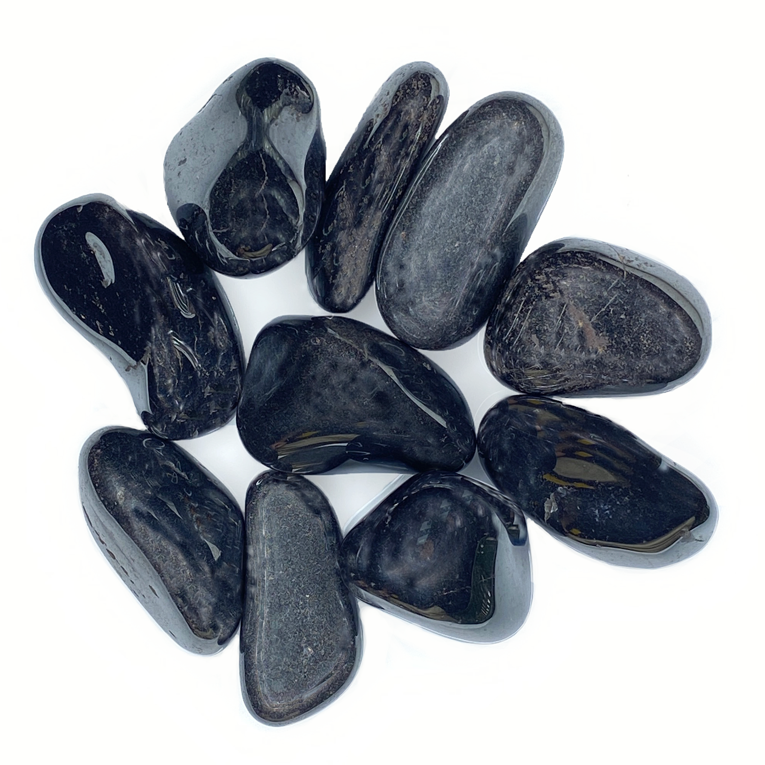 Home Décor Home & Living Large Hematite Tumbled Stone from Brazil etna ...