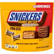 SNICKERS Mini Size Milk Chocolate Candy Bars, 9.7 oz Bag, Peanuts ...
