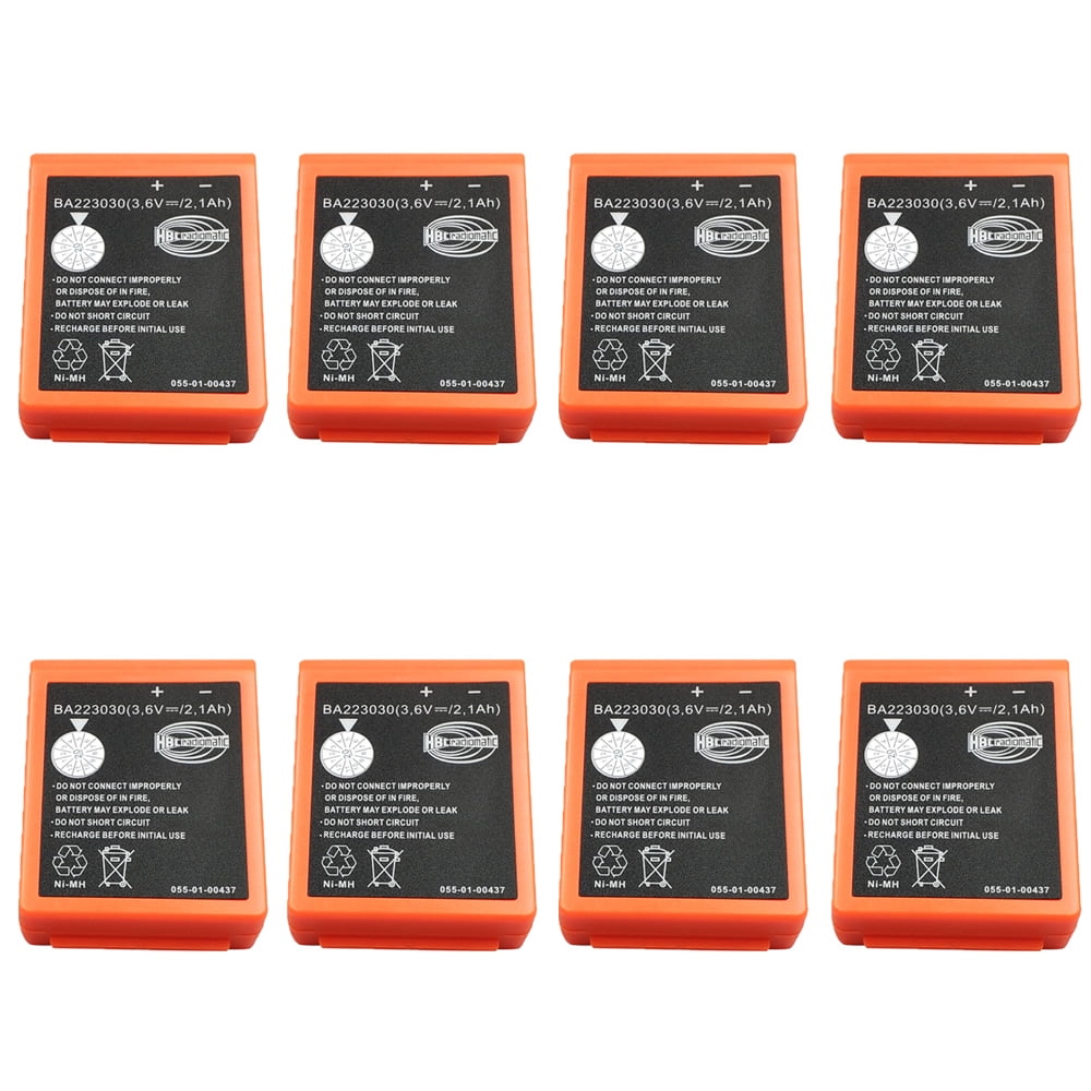 (8-Pack) 3.6V 2100mAh BA223030 Battery HBC Remote Control Rechargeable ...