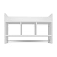 Bathroom Storage Cabinet Bathroom Wall Shelf with Towel Bar, Compact ...