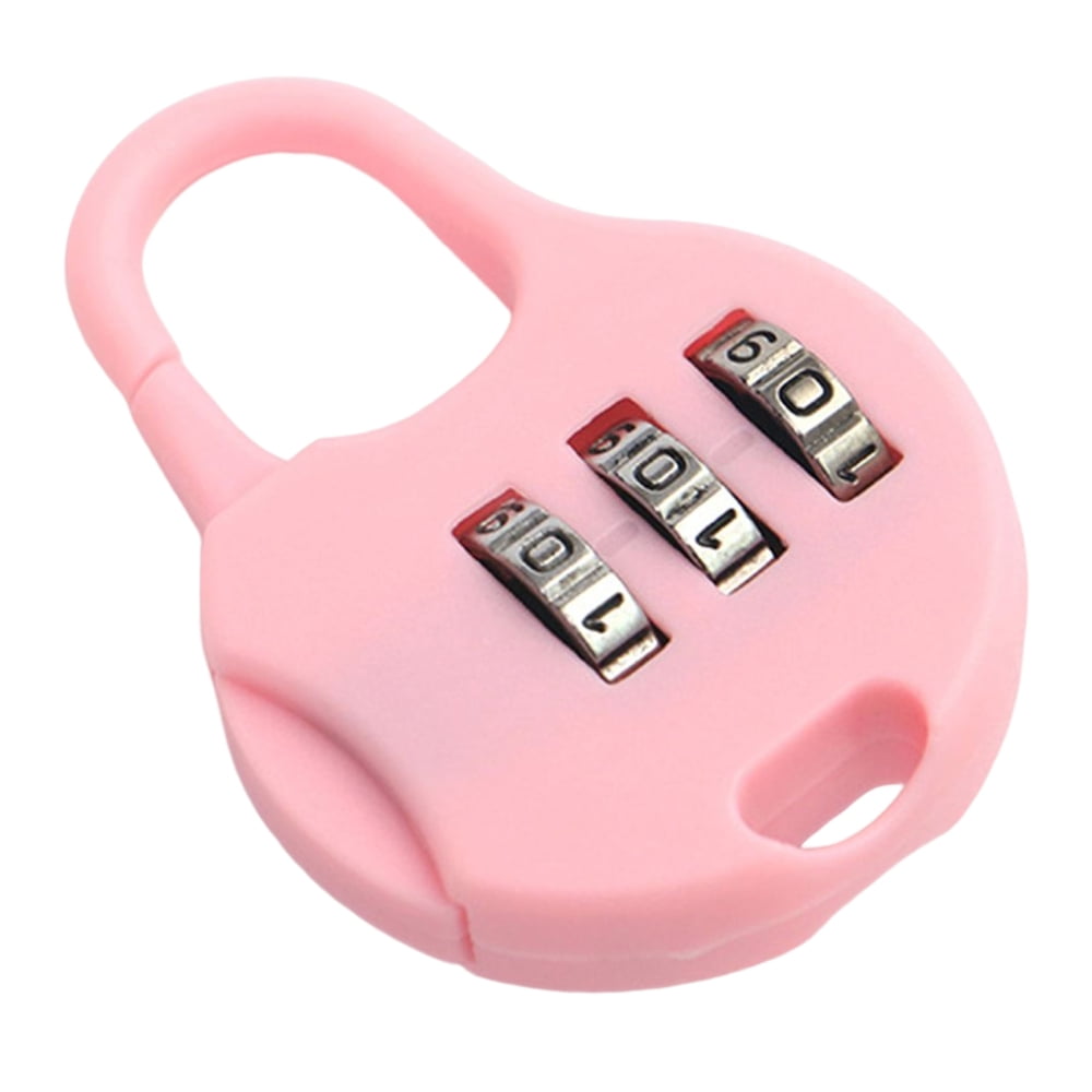 3-Digit Travel Combination Lock Samll Resettable Code Lock for Suitcase ...