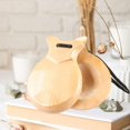 QccHieUs 2Pcs Solid Wood Spanish Clapper Finger Castanet Kindergarten ...